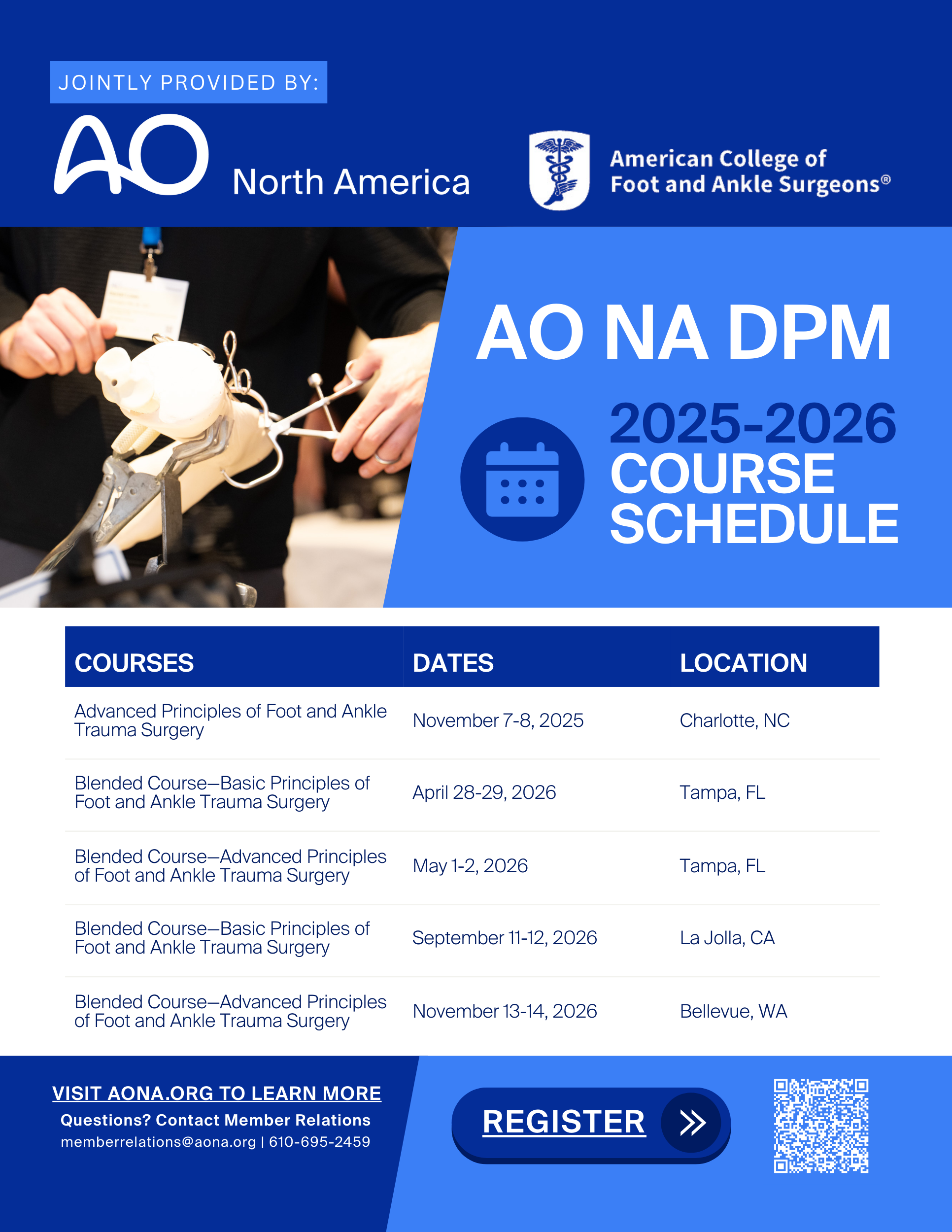 Announcing the 2025-2026 DPM Courses - Download the Course Schedule ...